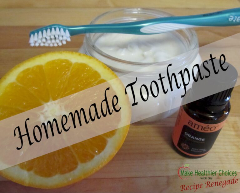 Homemade Toothpaste - Secret to the Right Consistency - Make Healthier ...